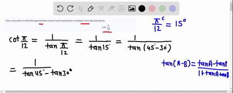 Use a calculator to find the approximate value of each...