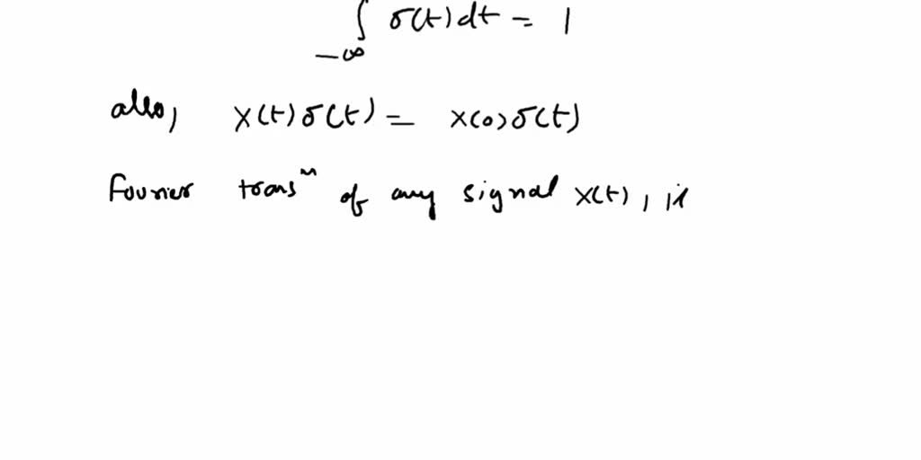 Solved In Other Math What Is The Role Of The Fourier Transform A The Fourier Transform 