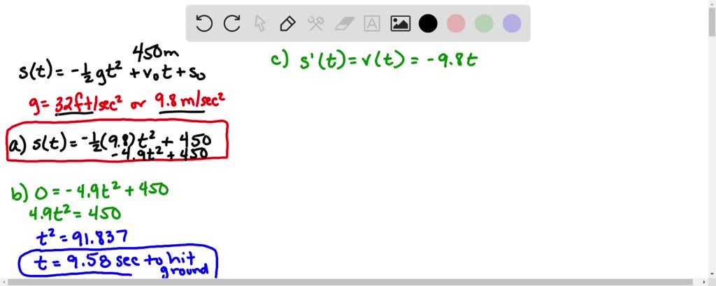 SOLVED: A stone is dropped from the upper observation deck (the Space ...
