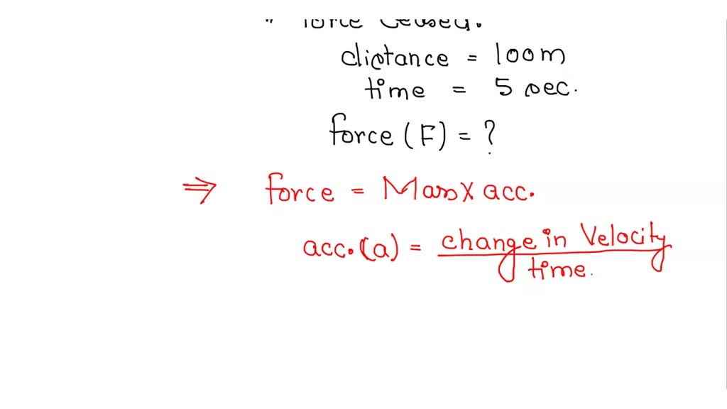 SOLVED: A force acts for 10 s on a stationary body of mass 100 kg after ...
