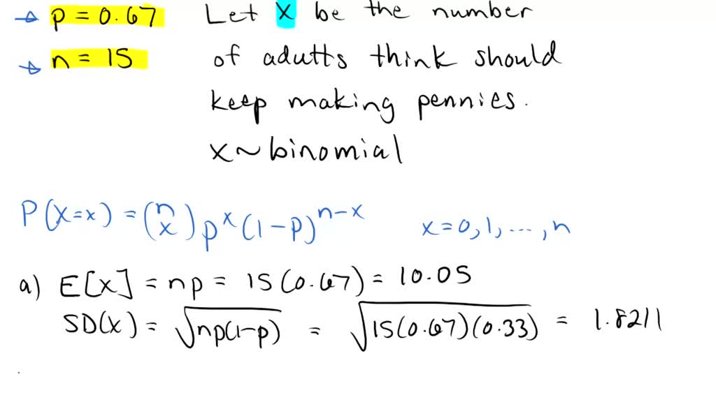 SOLVED: 03. A survey reported that 67% of adults felt US treasury ...