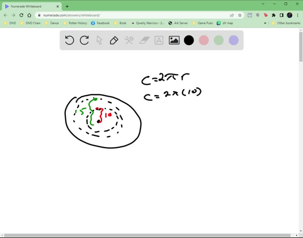 Carl rode a horse about 15 feet from the center of the carousel ...