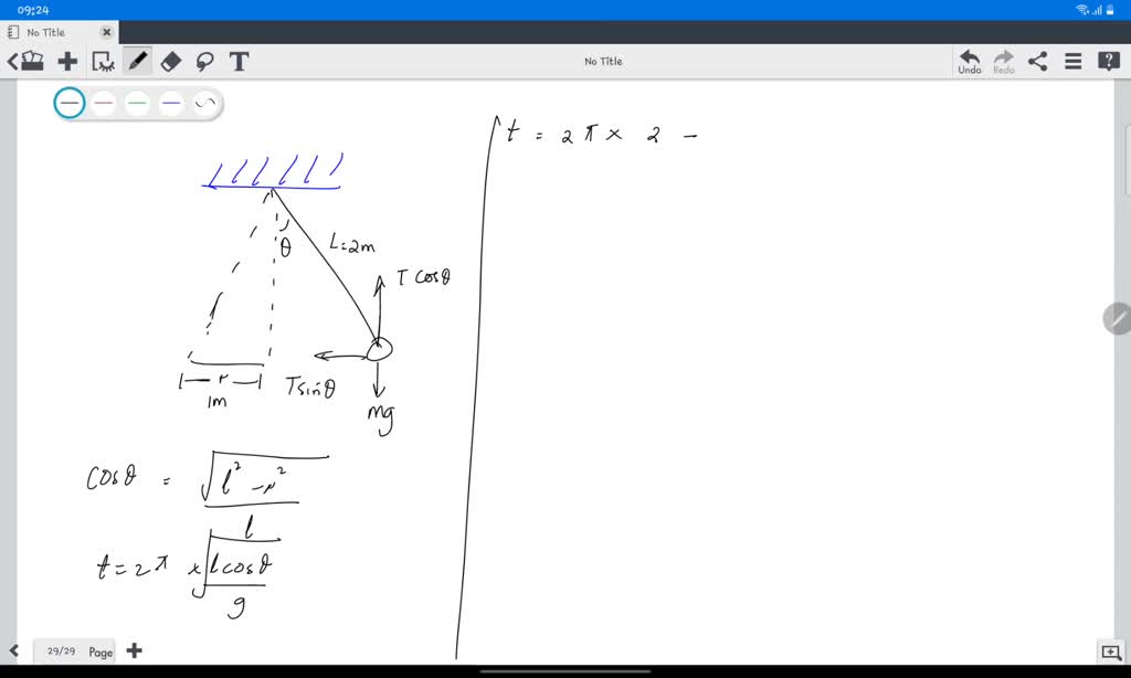 SOLVED: A small sphere of mass 500 g is attached to a light ...