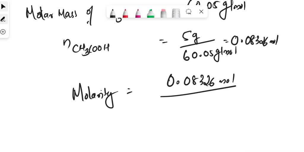 SOLVED: Calculate the volume of 0.451 M NaOH needed to titrate 25.0 mL of 5.00% (w/v) vinegar.