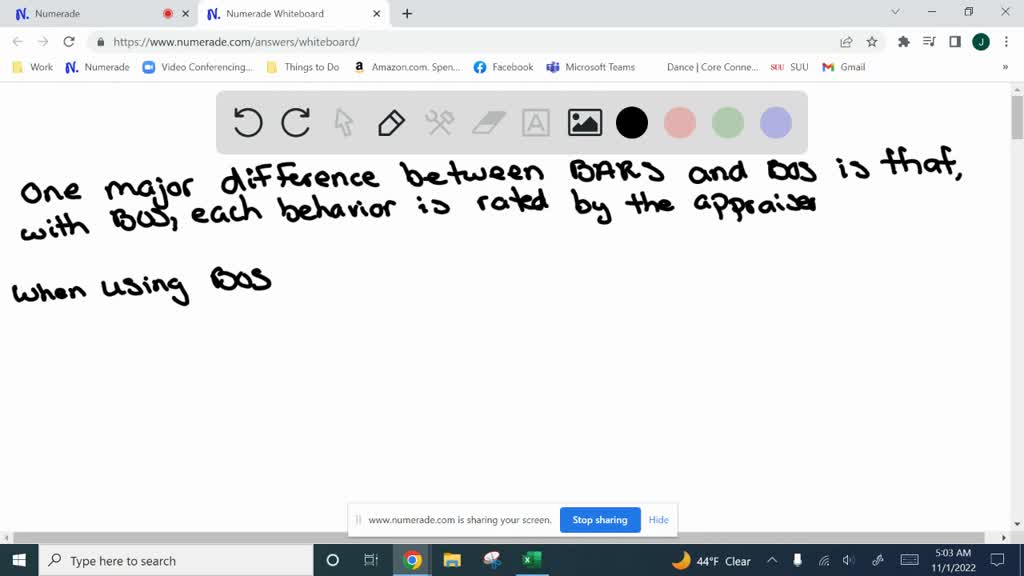 SOLVED: Distinguish between behavioral observation scales (BOS) and ...
