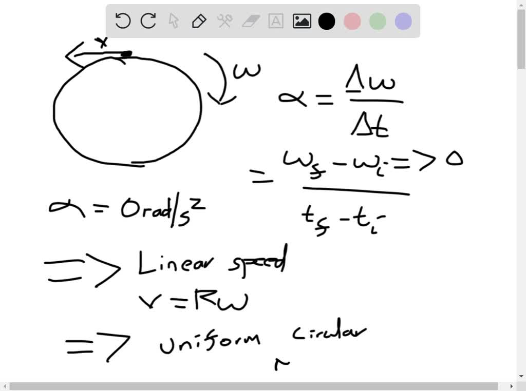 SOLVED:A wheel rotates with a constant angular speed \( \boldsymbol ...