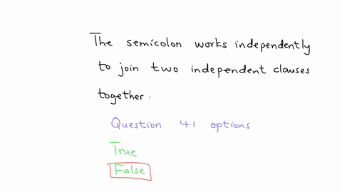 The multiple selector specified using a semicolon to...