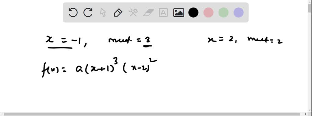 SOLVED: Sketch the graph of a fifth-degree polynomial function with one real zero of ...