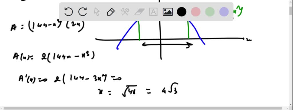 SOLVED: A rectangle has baze On the X-axis and its upper two vertices On the Parabola What is ...
