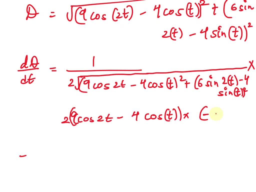 SOLVED: The parametric equations for the paths of two projectiles are given. At what rate is the ...