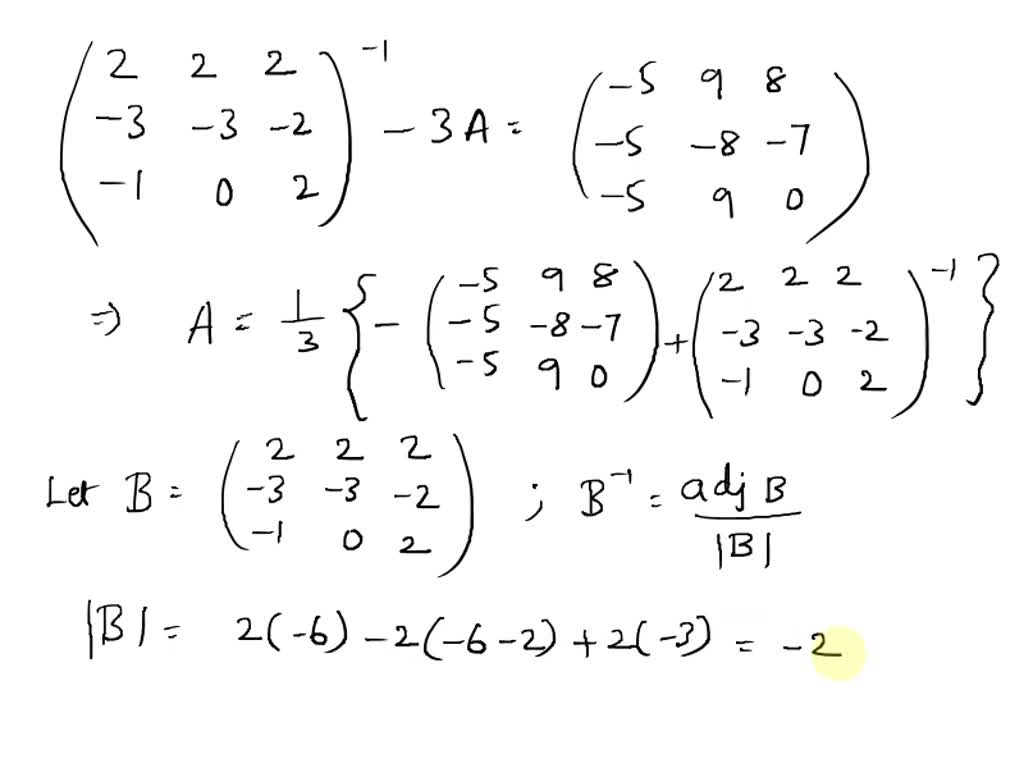 SOLVED: Solve forA: You can resize a matrix (when appropriate) by ...