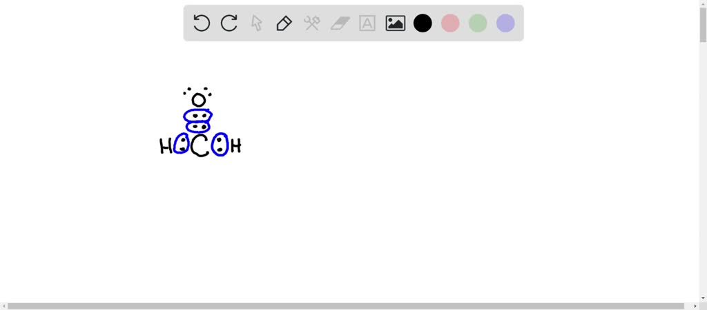 SOLVED: Below the Lewis structure 0f the formaldehyde (CH,o molecule Q ...