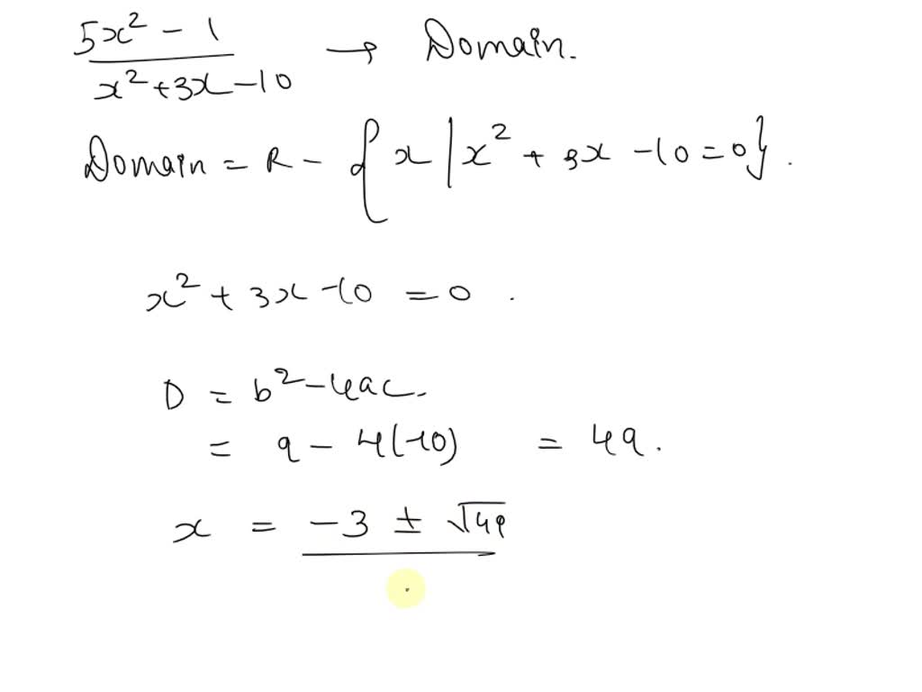 SOLVED: Find the domain of the function. (Enter your answer using ...