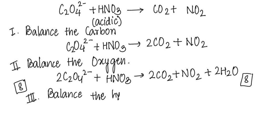 SOLVED: (acidic) NO3- (aq) + 2H+ (aq) + 2e- â†’ NO2 (g) + H2O (l)