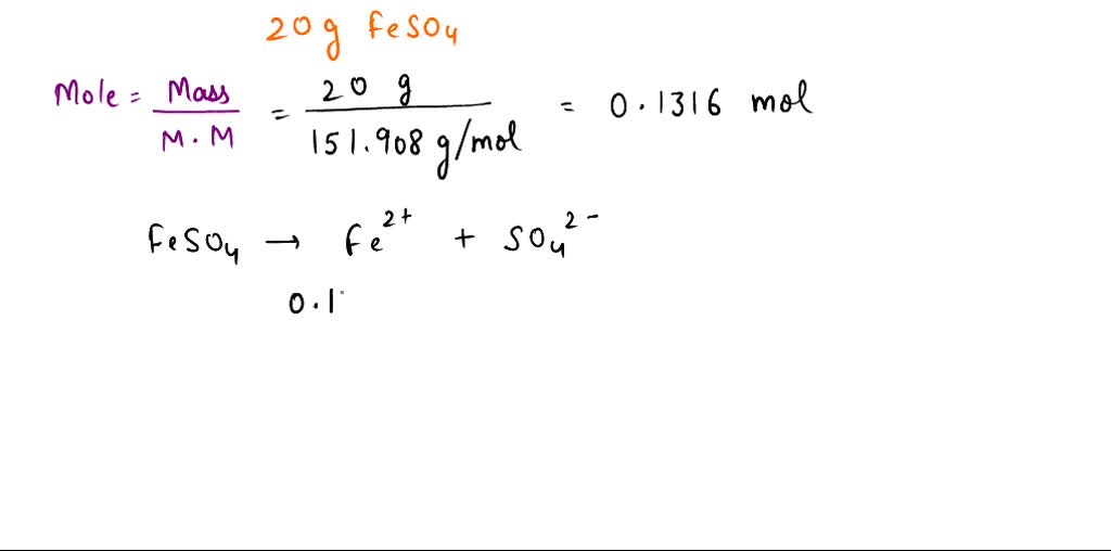 Solved A Ferric Chloride Fecl3 Solution Is Electrolyzed Using