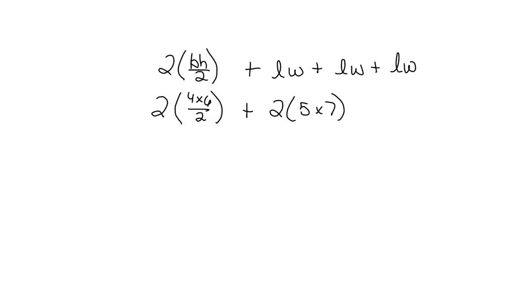 SOLVED: Find the surface area of a rectangular prism with dimensions of ...