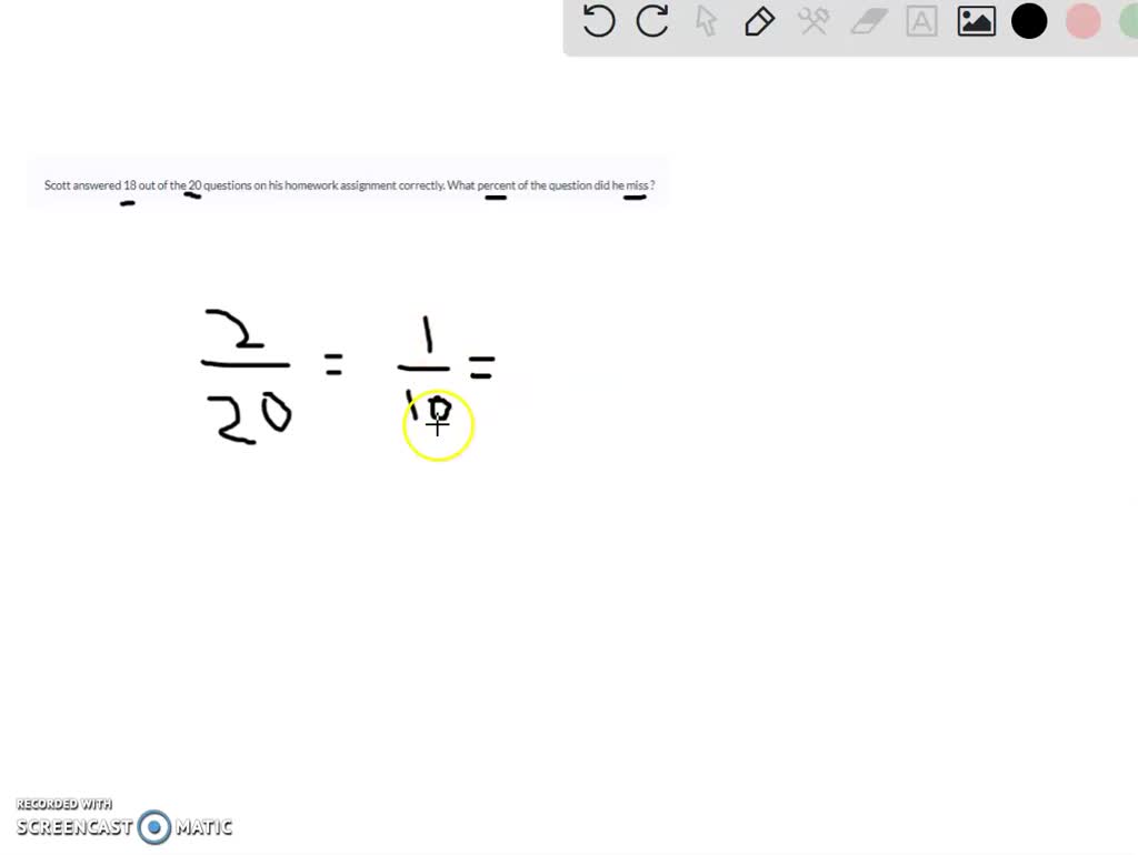 Jaden correctly answered 23 out of 25 quiz questions. What percent did ...