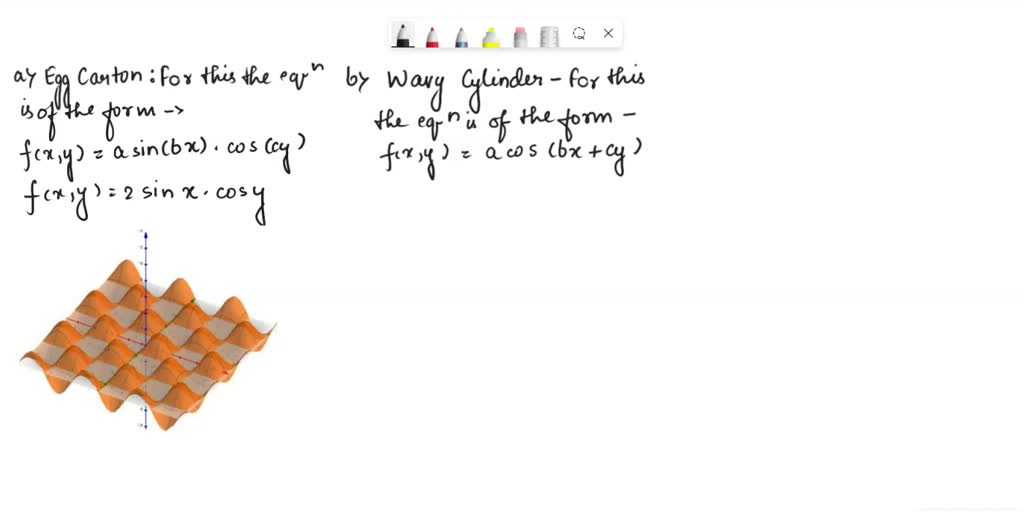 SOLVED: (3 points) The functions sin(z) and cos(z) have wavy, periodic ...