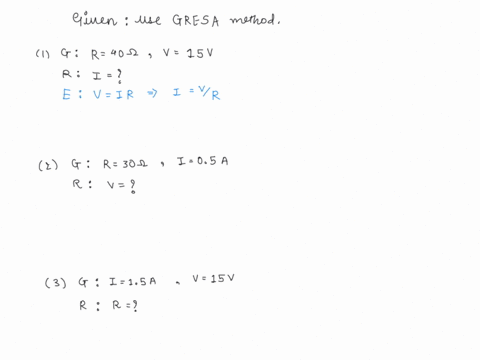 learning task no 2 read and understand the sample problem using gresa method solve the problem ...