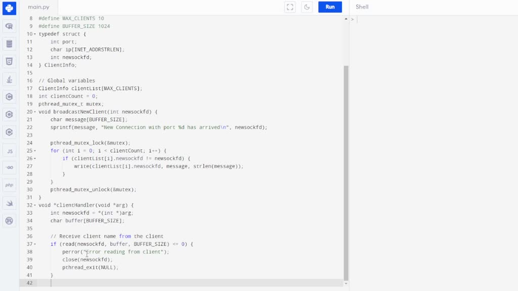 Solved How To Create Bank Management System In Concurrent Programming Client And Server Using C