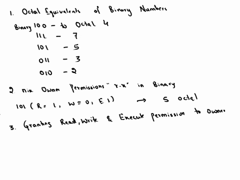 20. Using octal representation, in the box below, type in the 3-digit ...