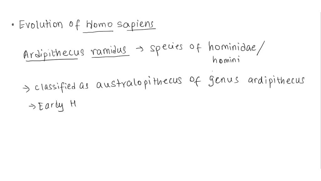 SOLVED: Describe the physiology of Ardipithecus ramidus as represented ...