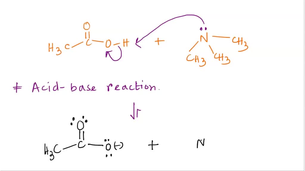 SOLVED: 3. Use the equation to show the reaction between acetic acid ...