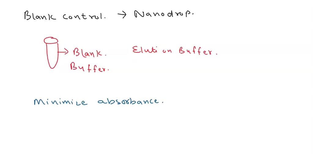 SOLVED: Why is it important to use a blank control prior to loading ...