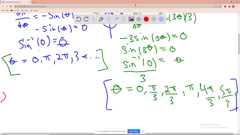 SOLVED: Find the points on the curve where the tangent is horizontal or vertical. If you have a ...