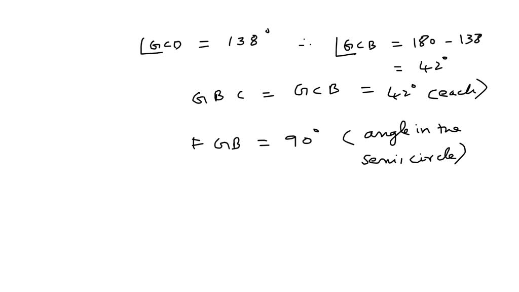 SOLVED: Diagram not drawn accurately Calculate the size of angle x Give reasons with your ...