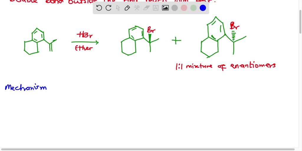 SOLVED: III a) Consider the following reaction: The reaction of the ...