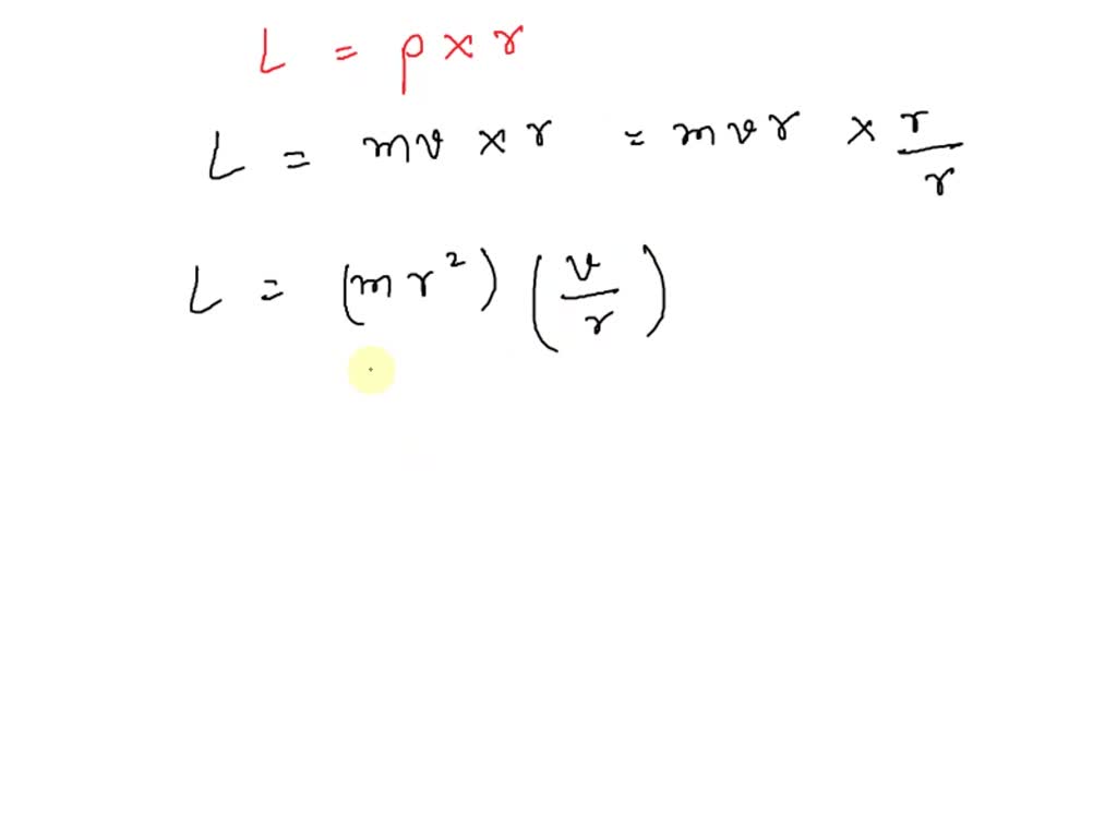 SOLVED: establish a relation between angular momentum , moment of ... SOLVED: establish a relation between angular momentum , moment of ...