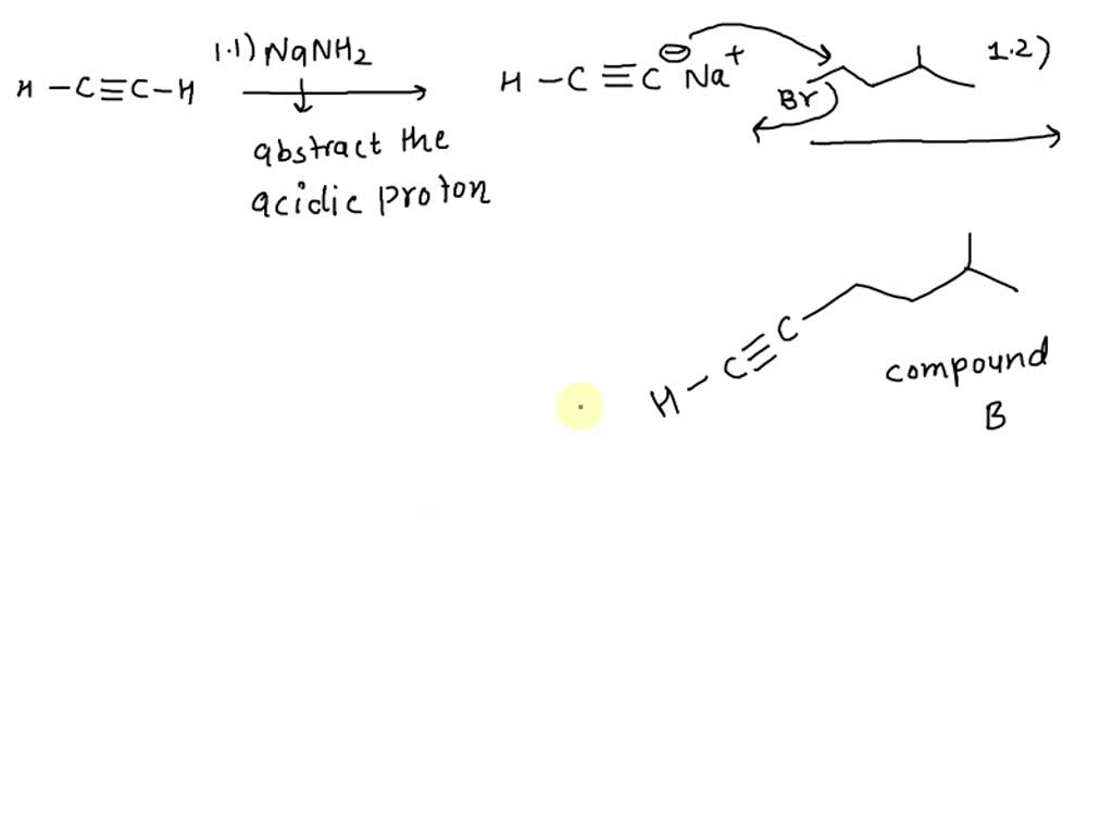 SOLVED: Identify the reactant, reagents, and intermediates in the ...