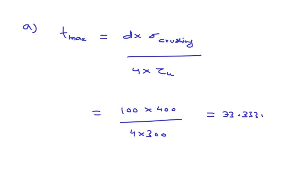 SOLVED: While punching a hole in thick plates, relatively larger ...