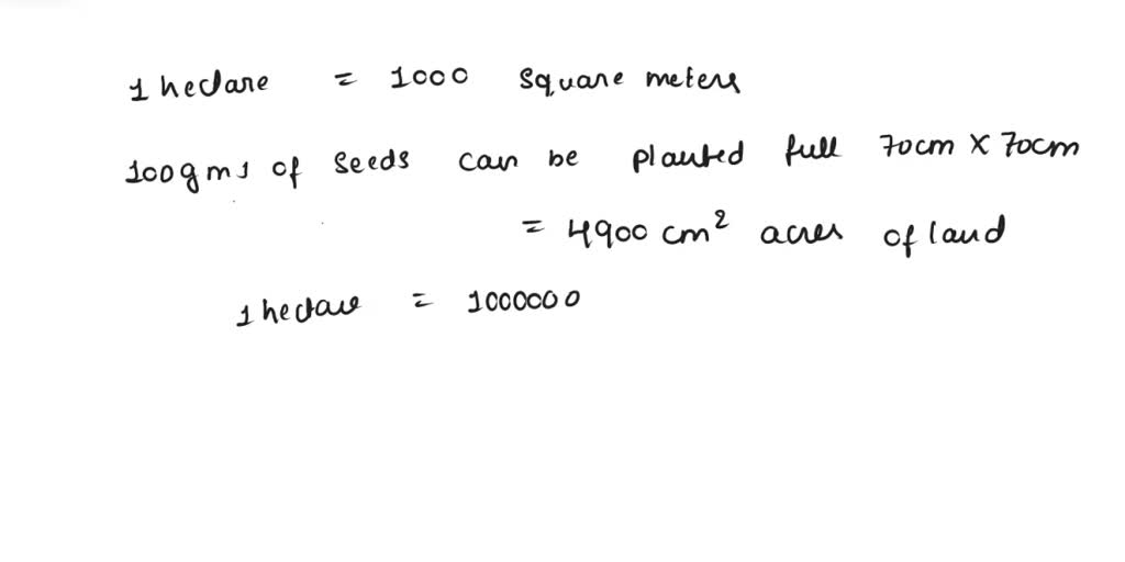 Assignment: 1. A 5 hectare farm is to be planted with peanut at a rate ...
