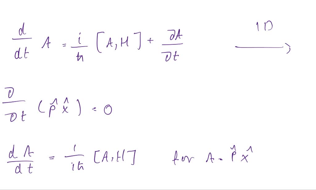 Solved Exercise 4 Evaluate The Expectation Values Of The Momentum