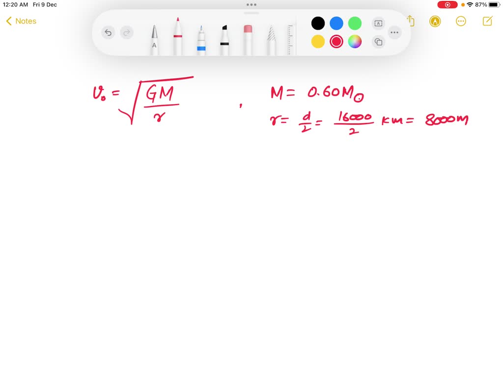 SOLVED: Calculate the orbital speed of matter in an accretion disk just above the surface of a 0 ...