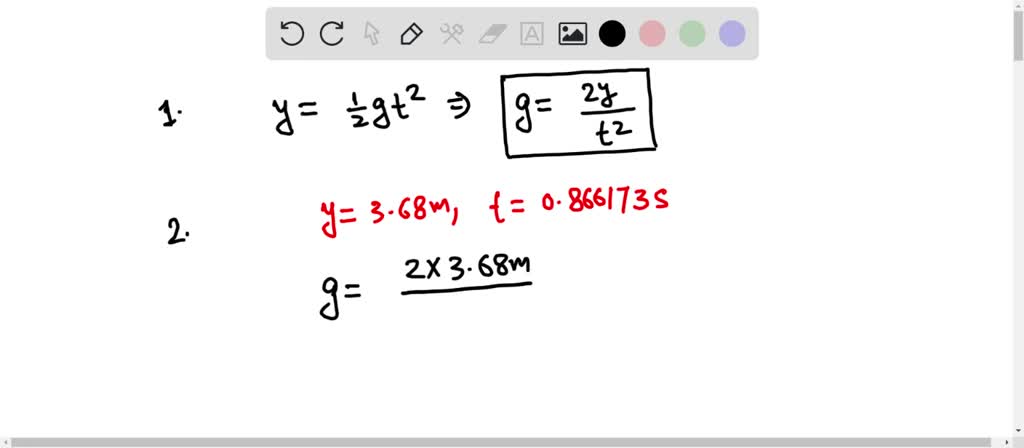 SOLVED: What equation will you use to calculate the accel leratlon of ...