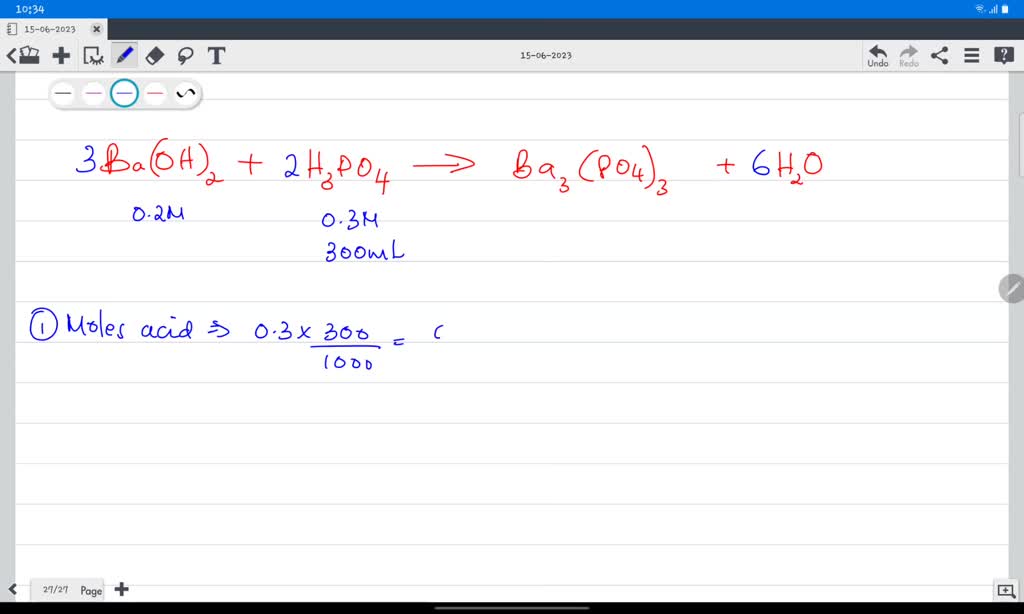 SOLVED: Calculate the volume of Ba(OH)2 0.2M necessary to neutralize ...