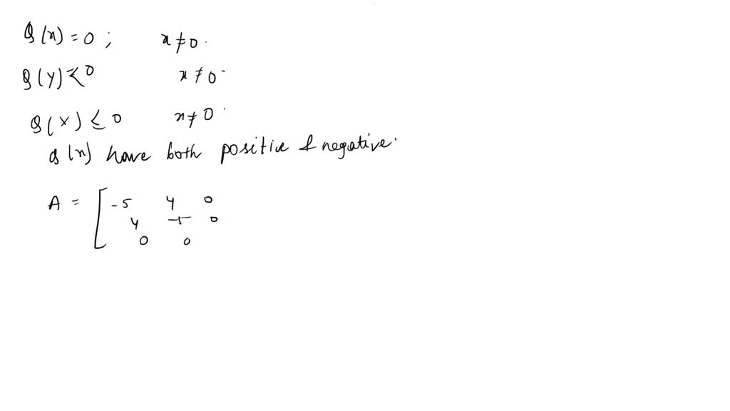 SOLVED: Explain in detail the process for determining whether 2x2 and a ...
