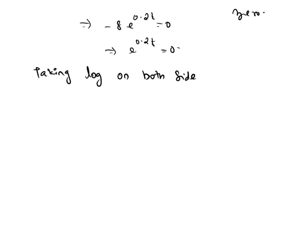 SOLVED: A car has acceleration given by a(t) = -8e^(0.2t) m/s^2 and ...
