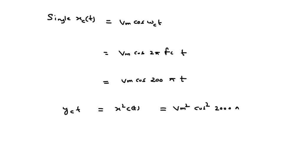 Solved 1 When The Maximum Frequency Of The Input Signal Xc T Is 1000 Hz What Is Minimum