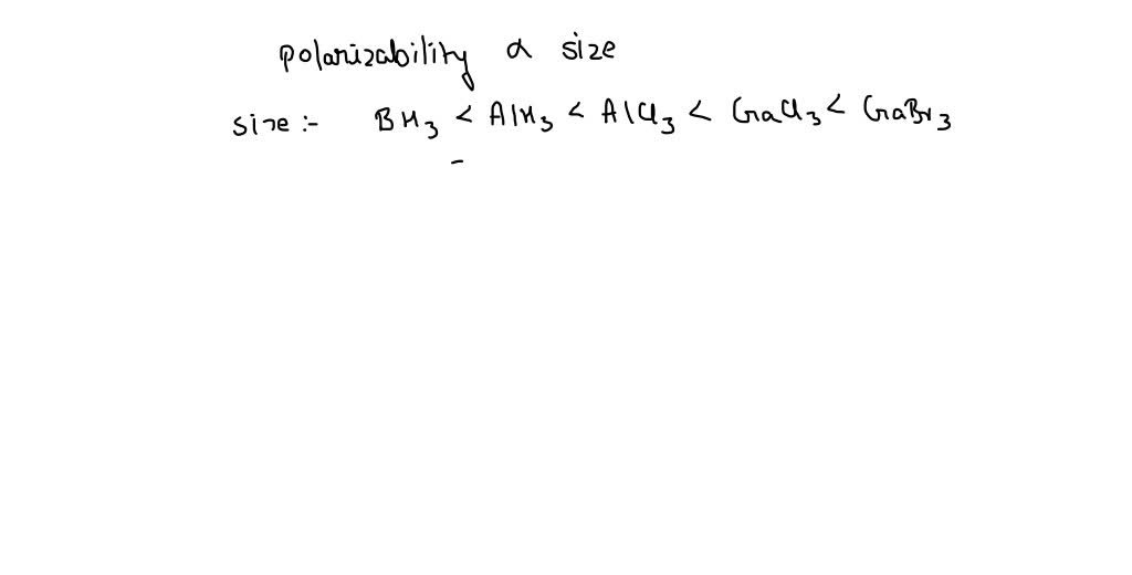 SOLVED: Put the following molecules in order of increasing ...