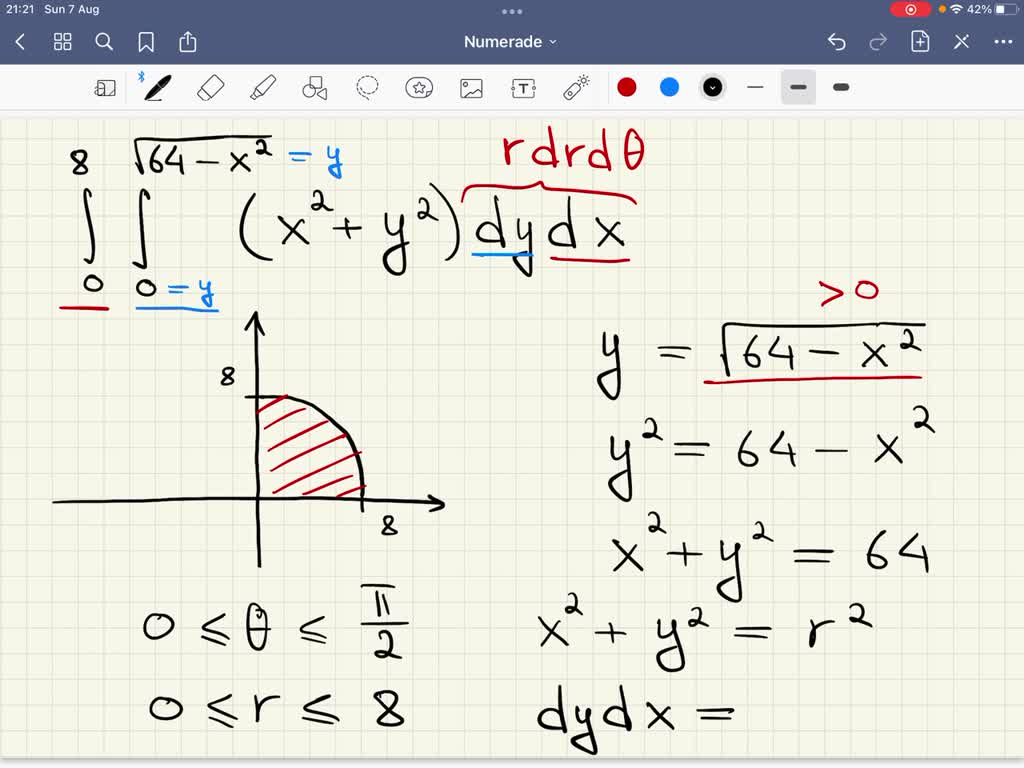 SOLVED: Change the Cartesian integral into an equivalent polar integral ... SOLVED: Change the Cartesian integral into an equivalent polar integral ...