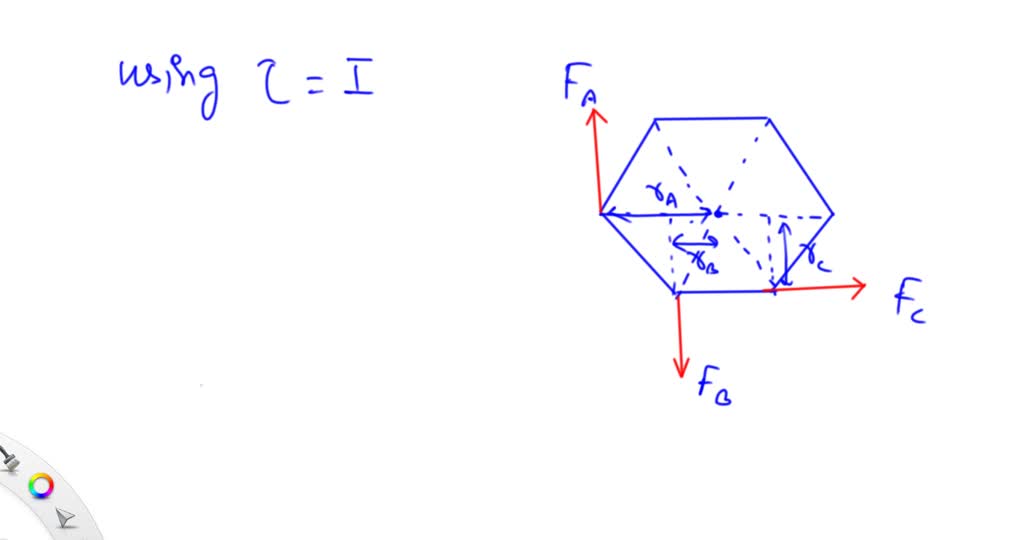 SOLVED: Text: A regular hexagon of uniform density is initially at rest and free to rotate about ...