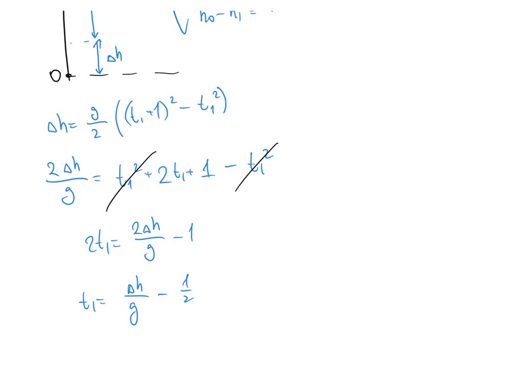 SOLVED: 1. A ball was dropped from a building and reached the ground in ...