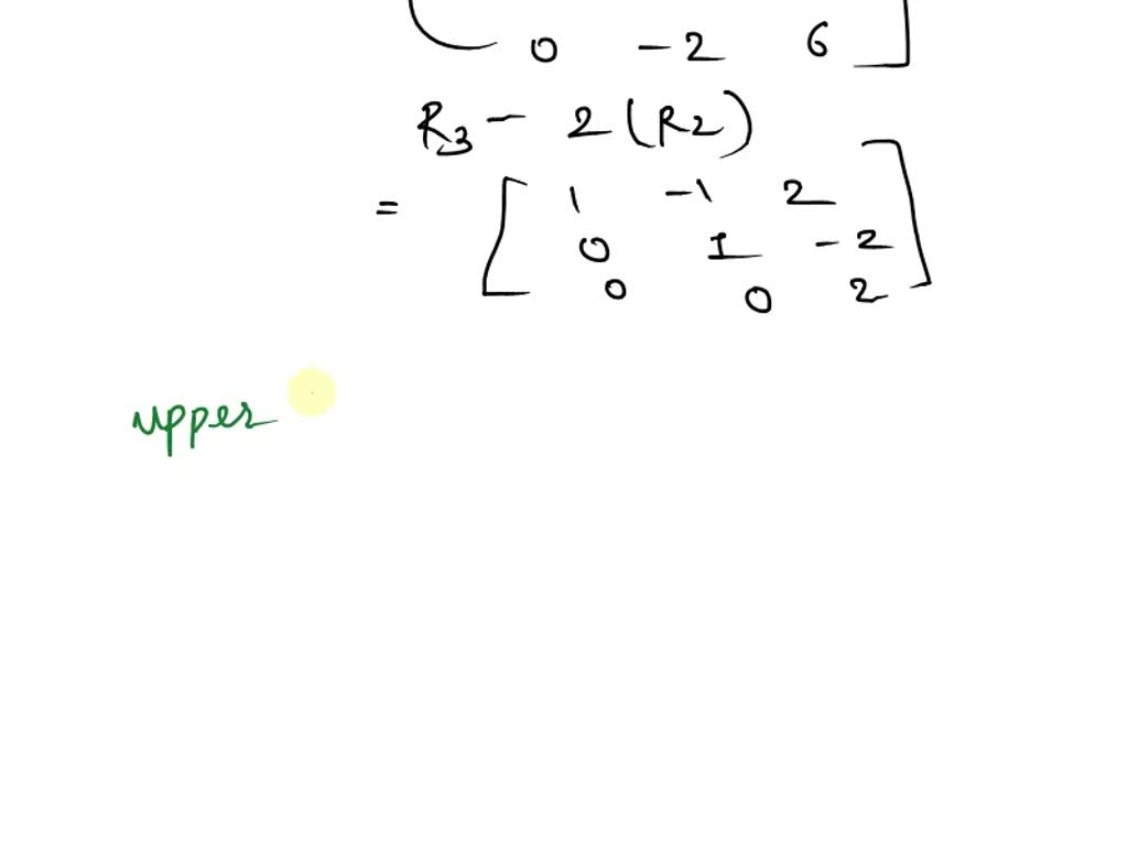 SOLVED: 1 Using naive Gaussian elimination, factor the following ...