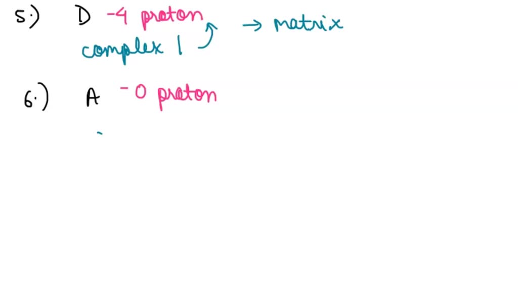SOLVED: When NADH donates electrons to the Electron transport system ...