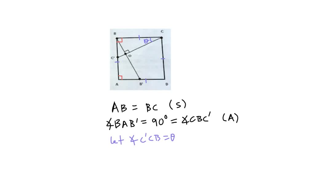 SOLVED: Problem 6: ABCD is square. C' is point on BA and B' is point on ...