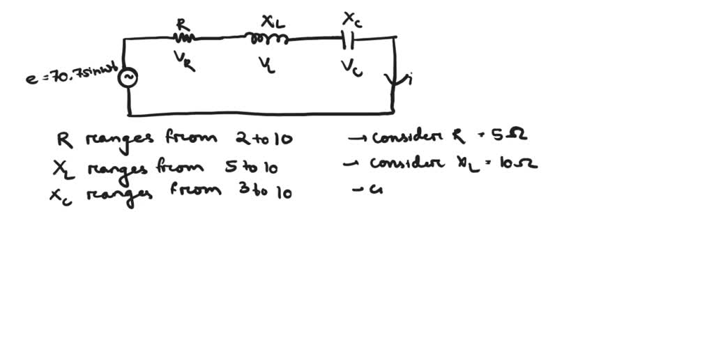 Solved Calculate The Effective Reactance And State Its Nature X Calculate Circuit Impedance